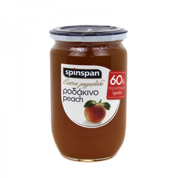 Έξτρα Μαρμελάδα Ροδάκινο Spin Span 600gr
