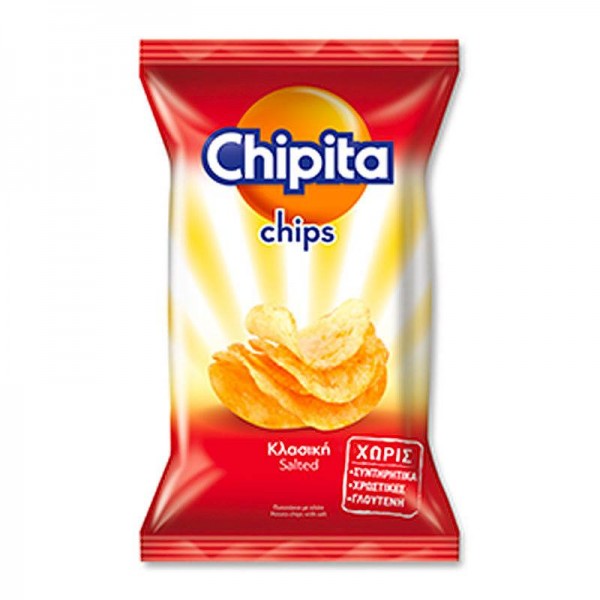 Πατατάκια Chipita Chips Κλασική 185gr