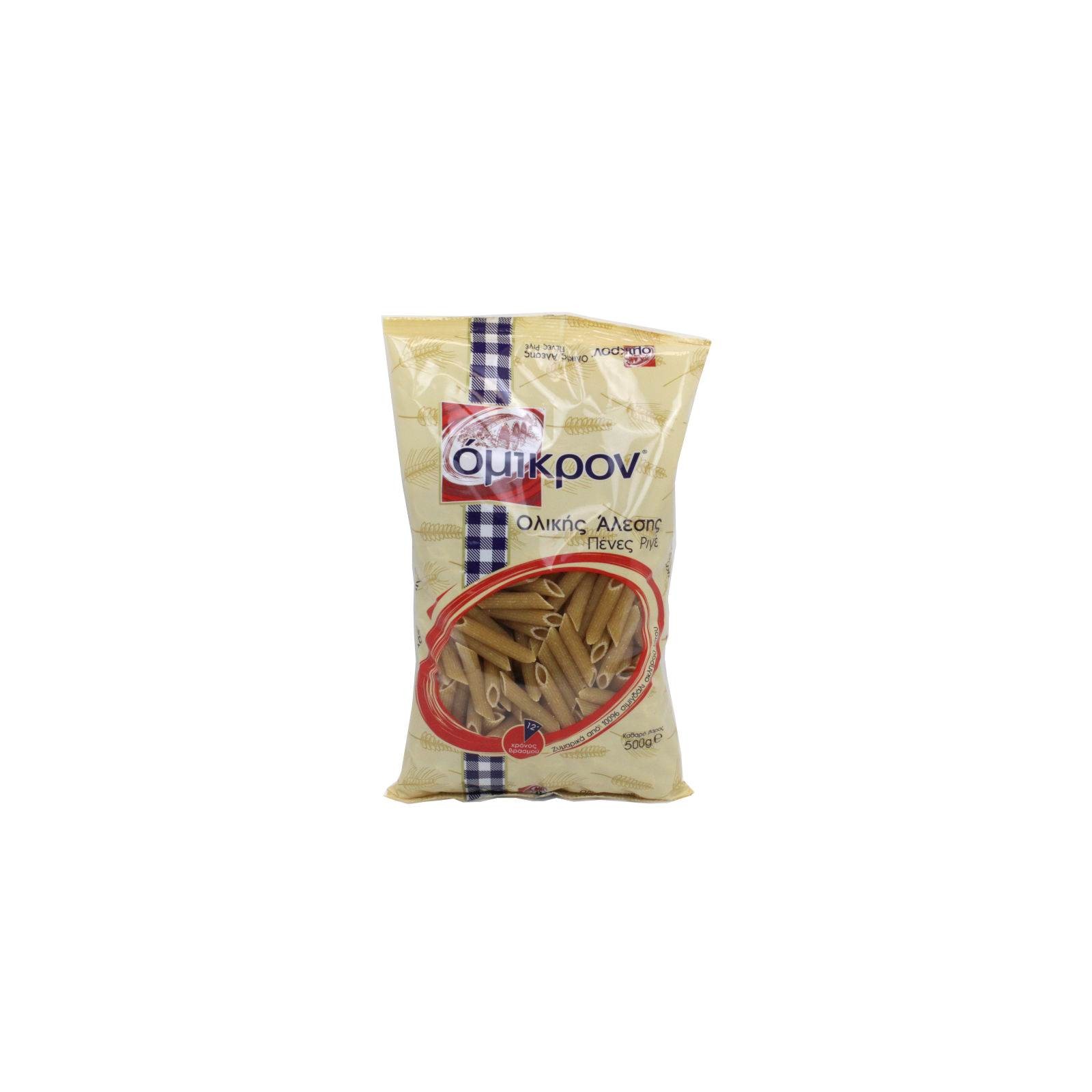 Πέννες Ριγέ Ολικής Άλεσης Όμικρον 500gr