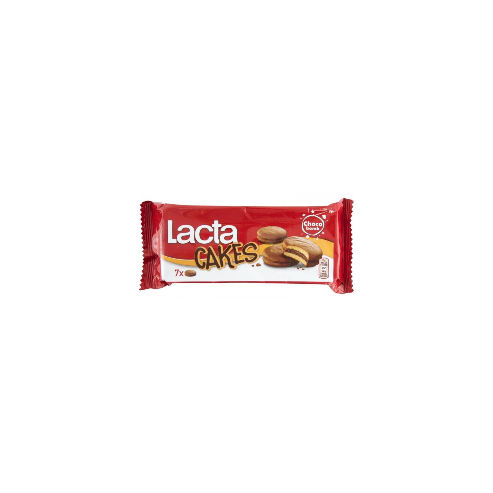 Cakes Choco Bomb Lacta 175gr