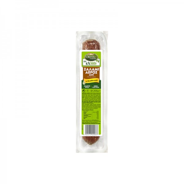 Σαλάμι Αέρος Mini με Ελαιόλαδο Εν Ελλάδι Creta Farms 200gr