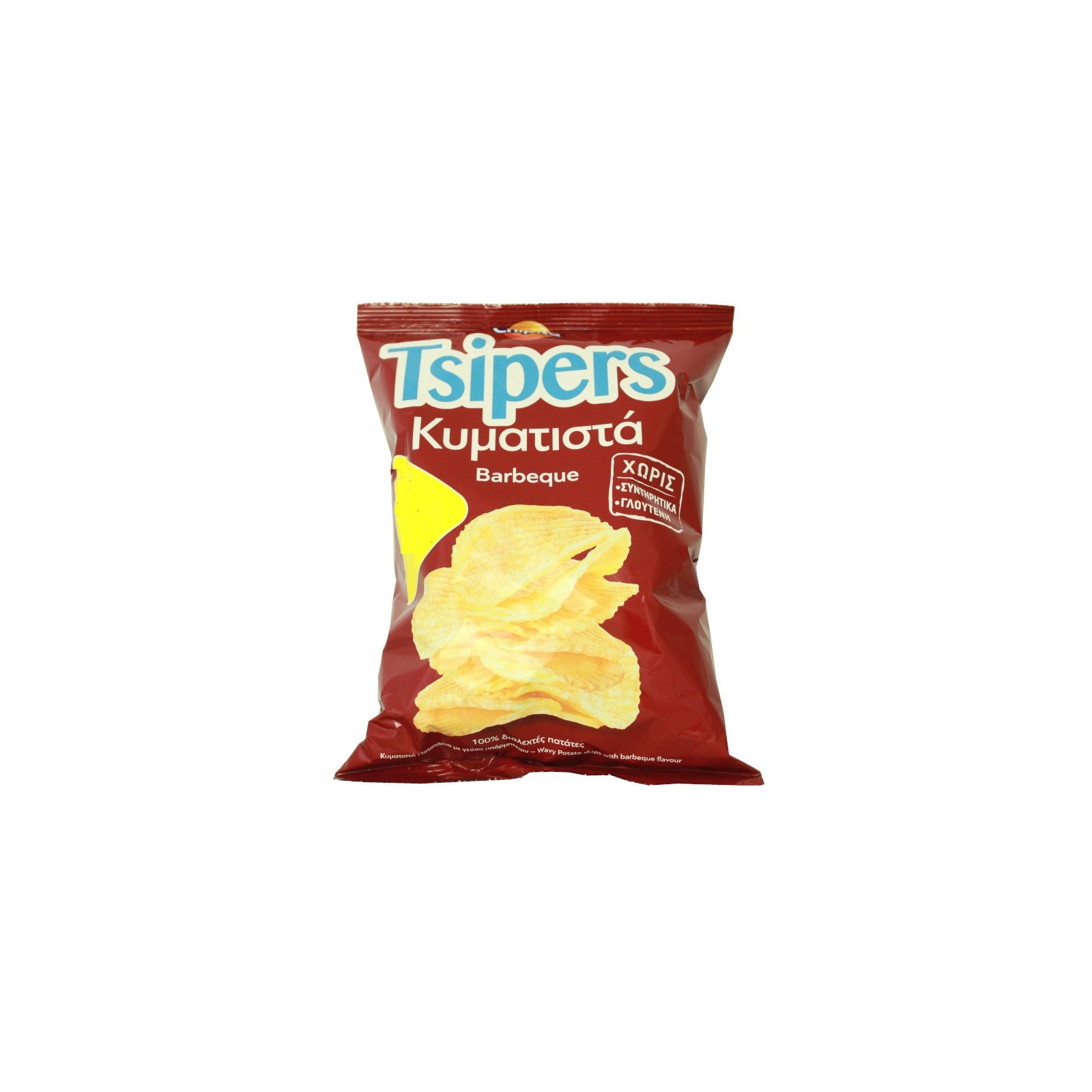 Πατατάκια Κυματιστά Barbeque Tsipers Chipita 105G
