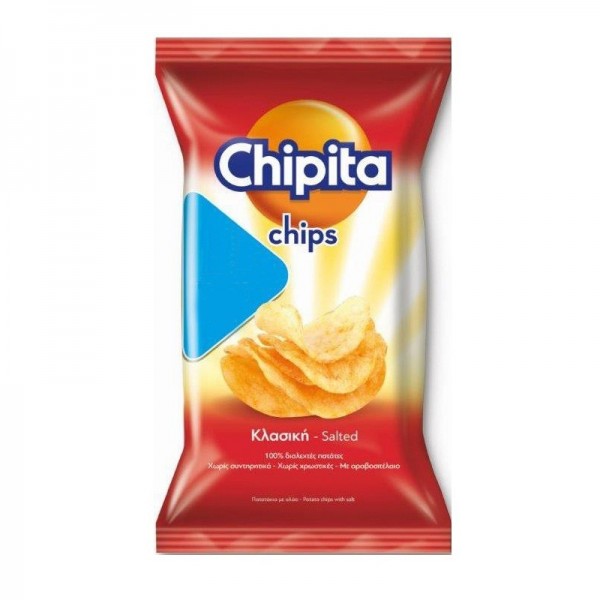 Πατατάκια Γεύση Κλασική με Αλάτι Chipita Chips 105gr