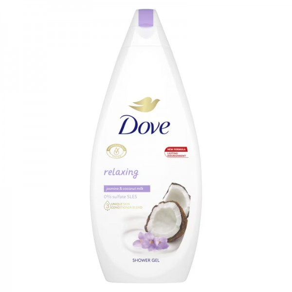 Αφρόλουτρο Relaxing Jasmine Petals & Coconut Milk Sulfate Free Dove 720ml