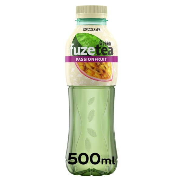 Green Ice Tea Passionfruit χωρίς Ζάχαρη Fuze 500ml