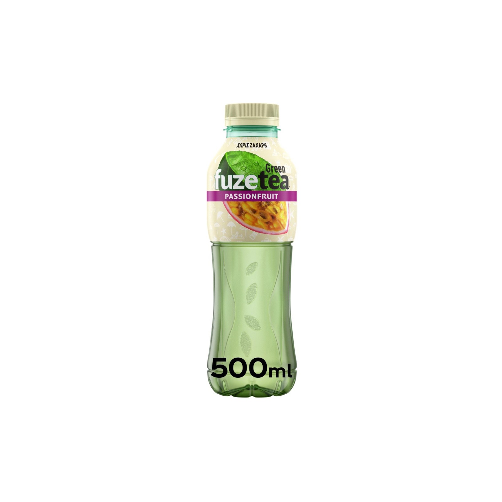 Green Ice Tea Passionfruit χωρίς Ζάχαρη Fuze 500ml