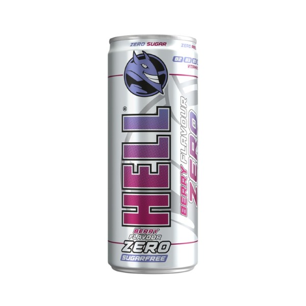 Ενεργειακό Ποτό Berry Flavour Zero Hell 500ml