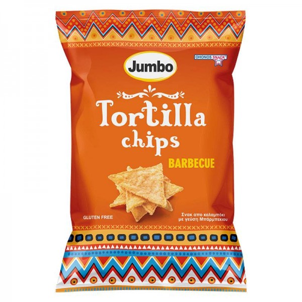 Jumbo Tortilla Chips Μπάρμπεκιου Xωρίς Γλουτένη 110gr