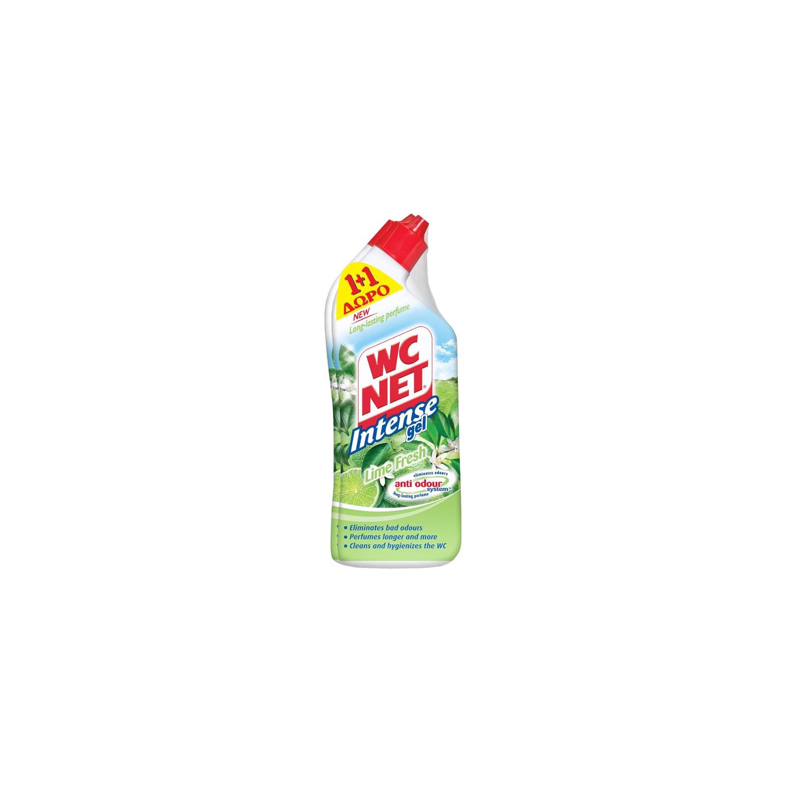 Υγρό Καθαριστικό Τουαλέτας Gel Lime Fresh WC Net 750ml 1+1 Δώρο